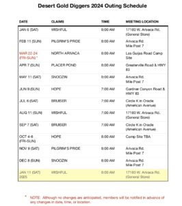 Club Claims - Desert Gold Diggers